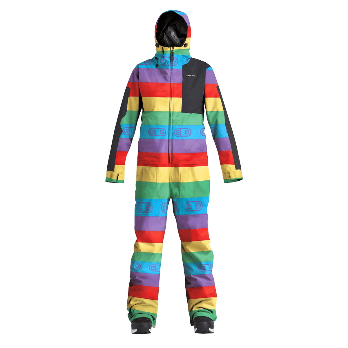 Airblaster Women's Stretch Freedom One Piece Suit 2024 Rainbow Stripe – Pacific Boarder