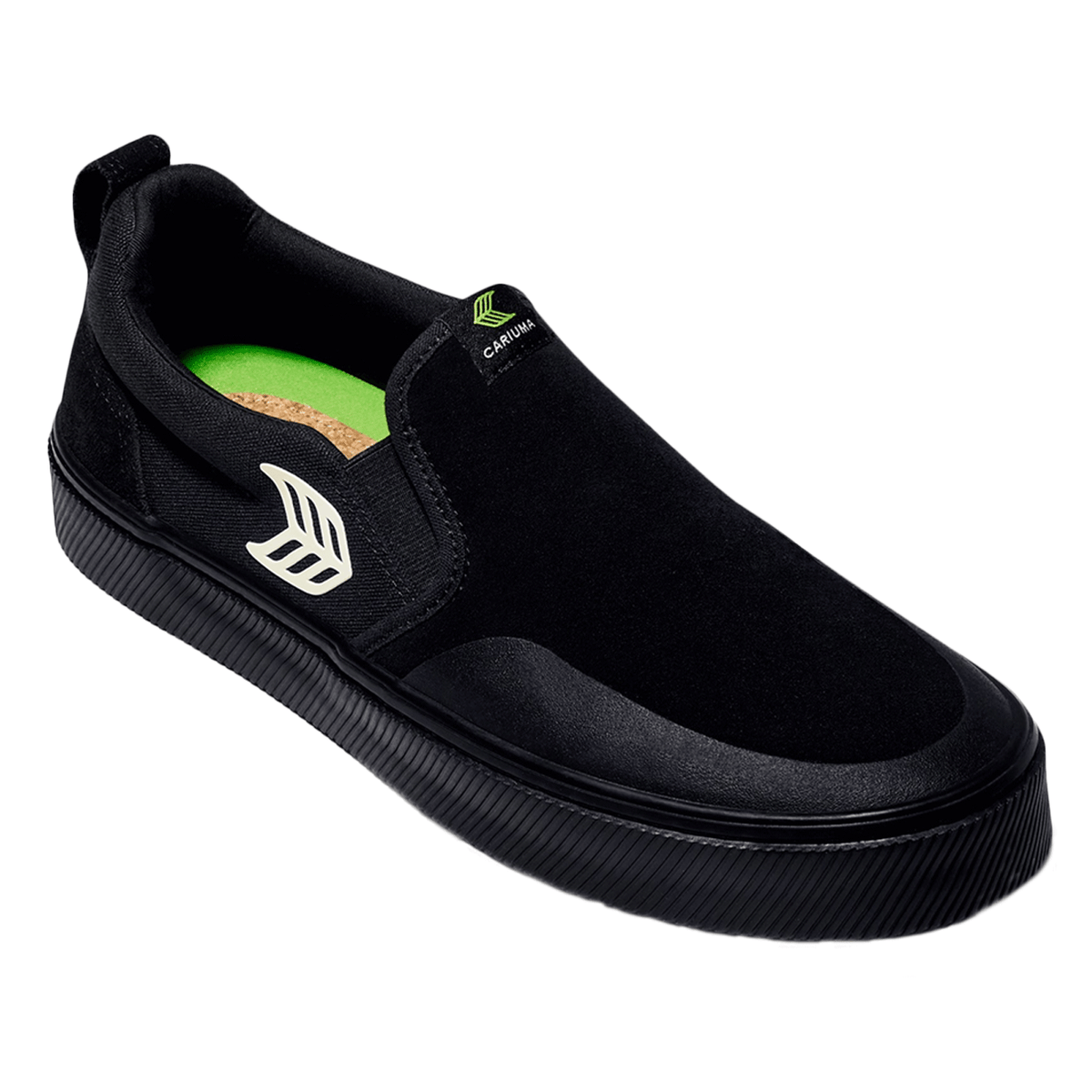 Cariuma Slip On Pro All Black/Ivory – Pacific Boarder