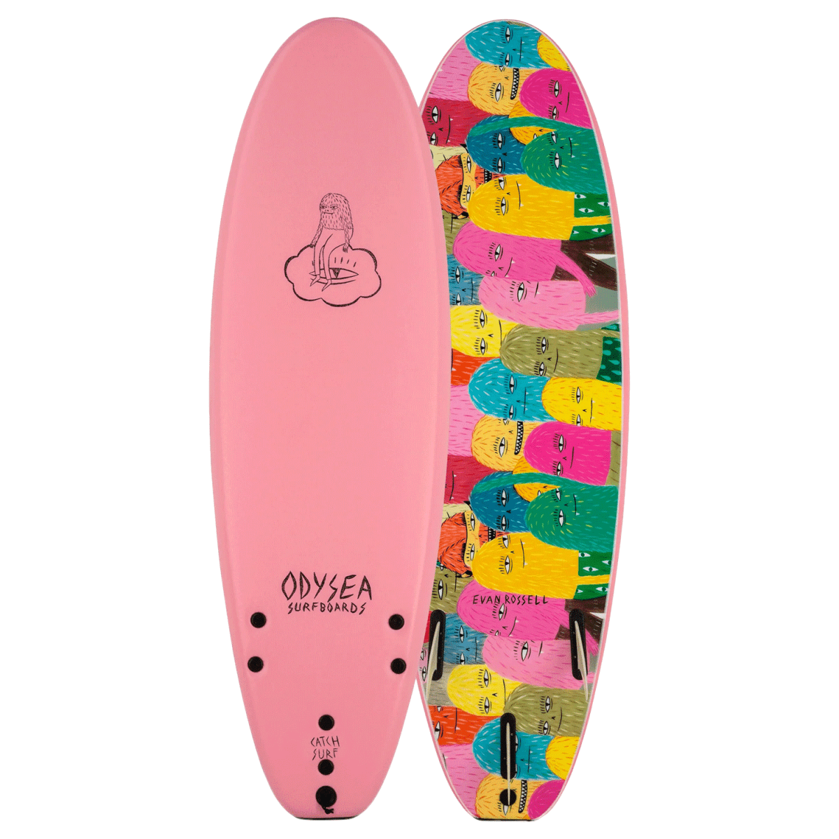 Catch Surf Odysea Log Surfboard Evan Rossell White 7'0" – Pacific Boarder