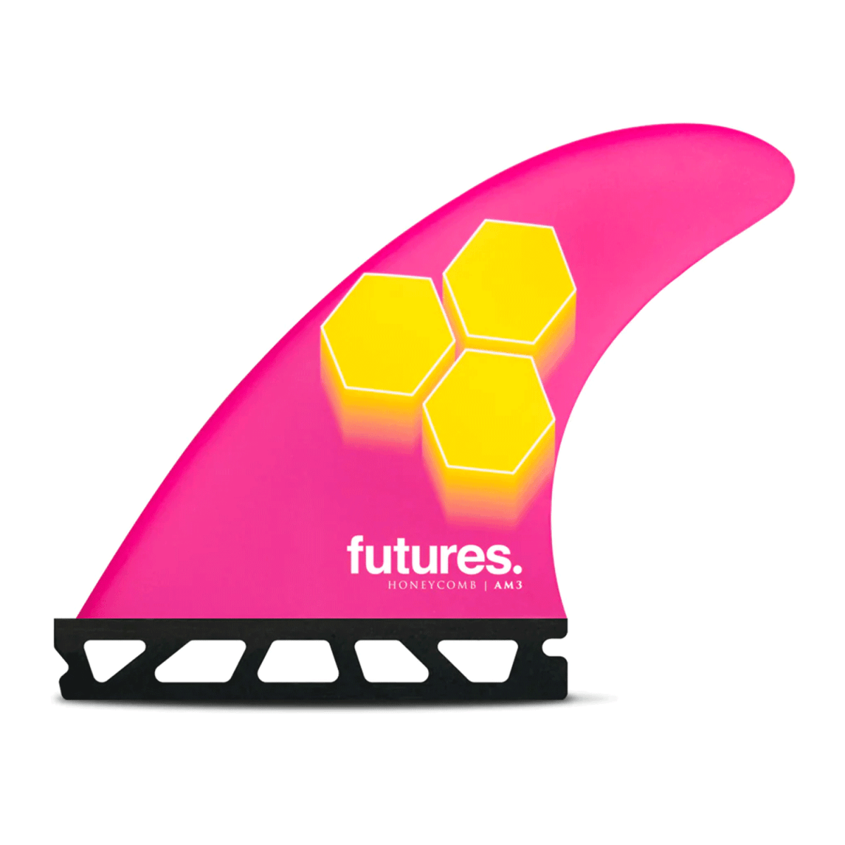 Futures Thruster AM3 Honeycomb Surf Fins Pink/Yellow Small – Pacific ...