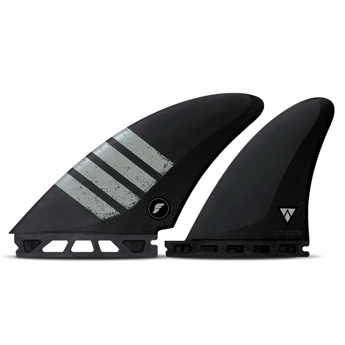 Futures Quad Controller Alpha Surf Fins Carbon/Grey – Pacific Boarder