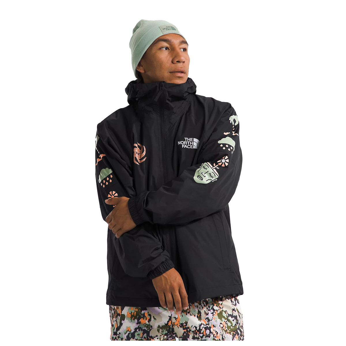 The North Face Men's Build Up Jacket 2024 TNF Black/Misty Sage ...