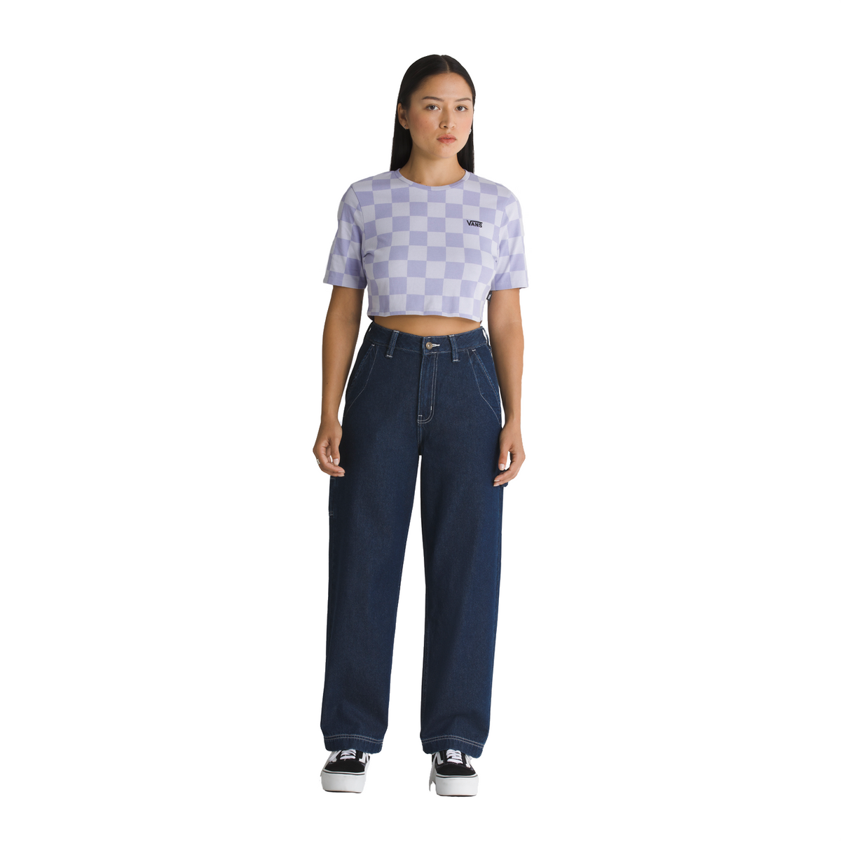 Vans Women's Ground Work Denim Pant Dark Denim – Pacific Boarder