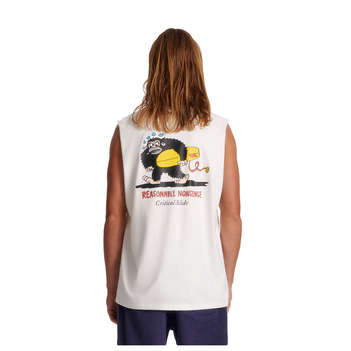 The Critical Slide Society Men's Nonsense Muscle Tank Vintage White ...