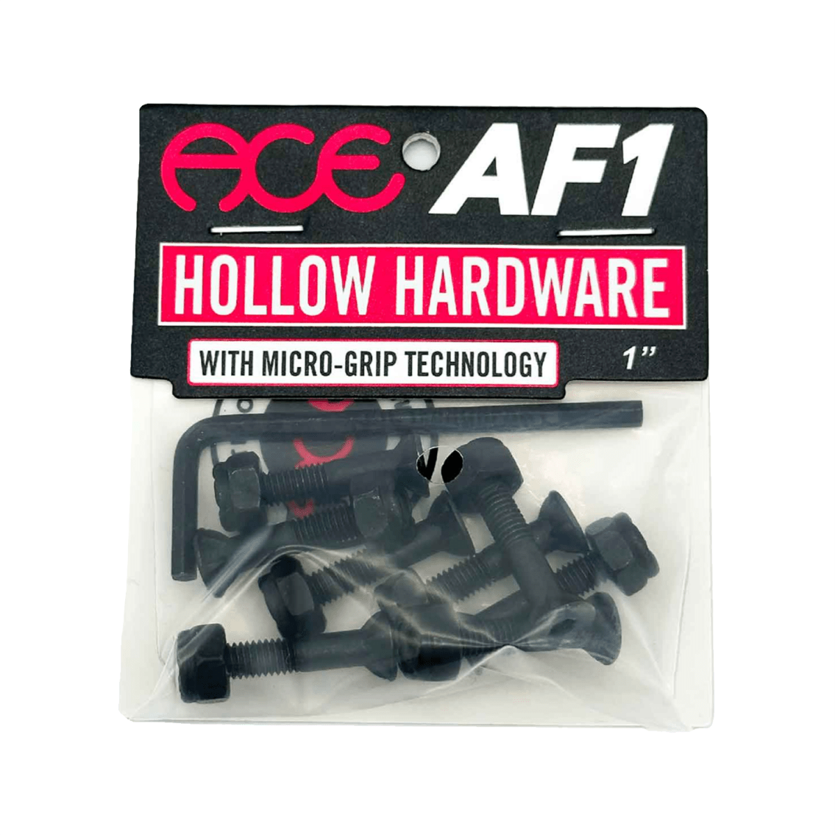 Ace AF1 Hollow Bolts/Hardware 1" – Pacific Boarder