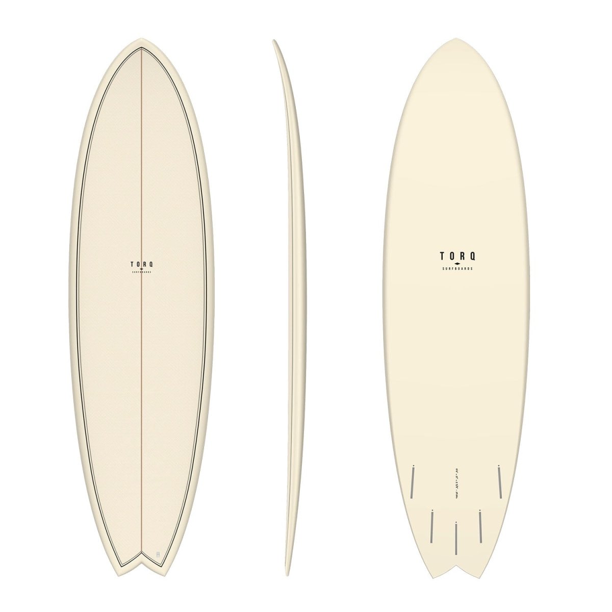 Torq Mod Fish Surfboard TET Cream Pattern 7'2" – Pacific Boarder