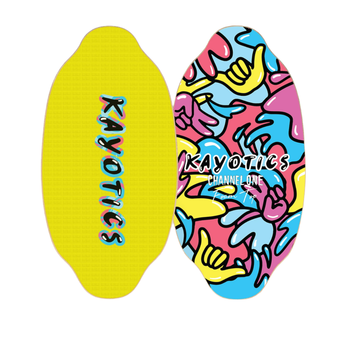 Kayotics Channel One Foam Top Skimboard Hang Loose – Pacific Boarder