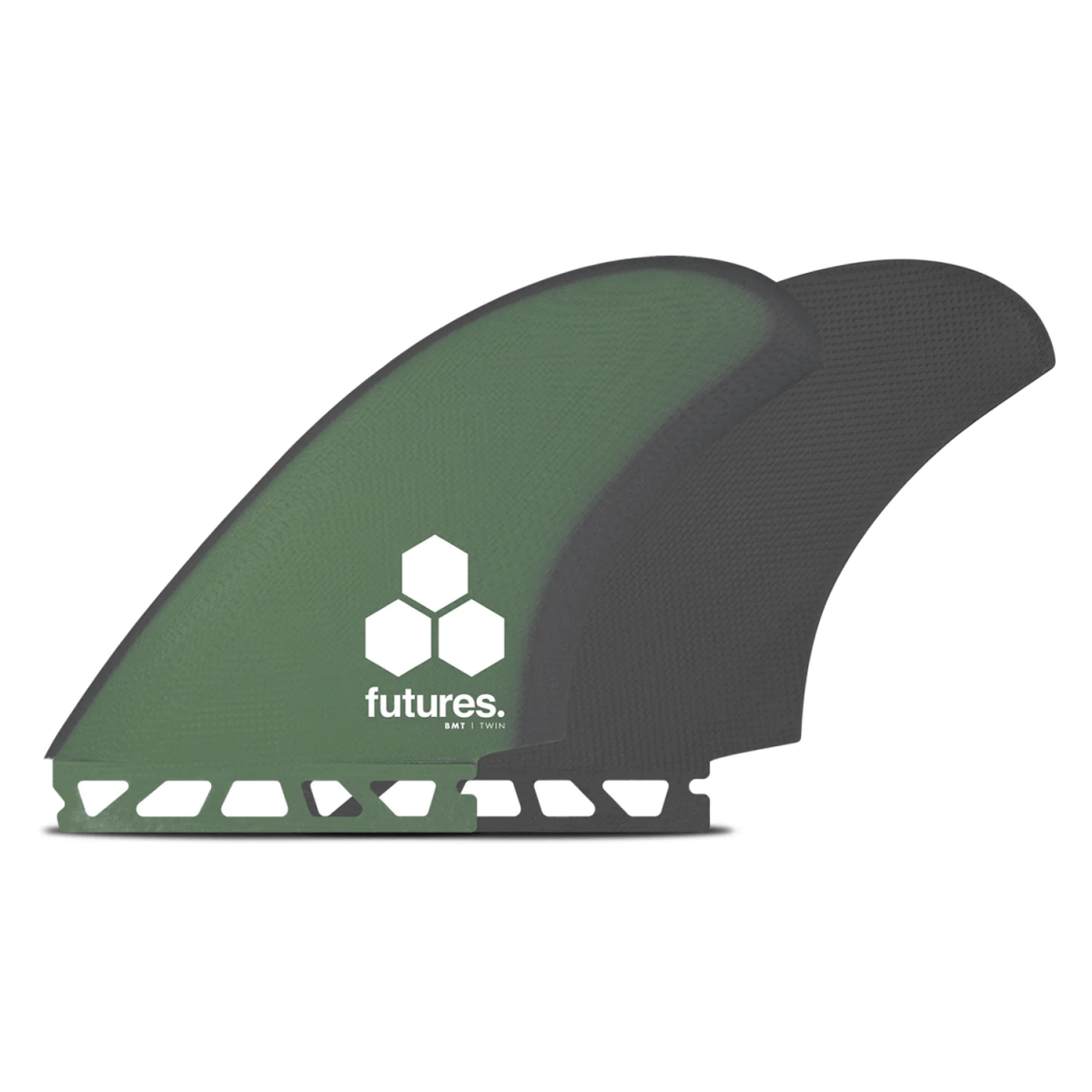 Futures Twin BMT Fiberglass Surf Fins Green/Grey – Pacific Boarder