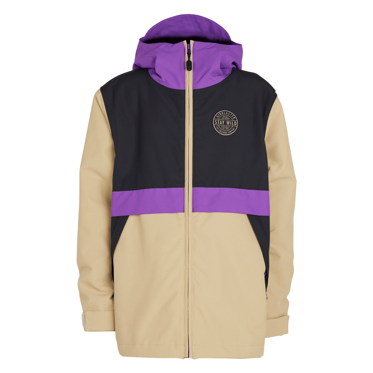 Airblaster Kids Trencher Full Zip Jacket 2025 Tan – Pacific Boarder