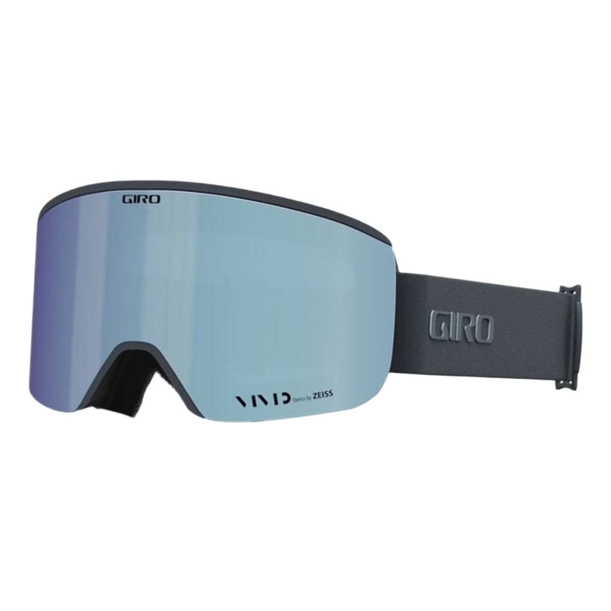 Giro Men's Axis Low Bridge Fit Goggles Dark Shark Indicator/Vivid Roya ...