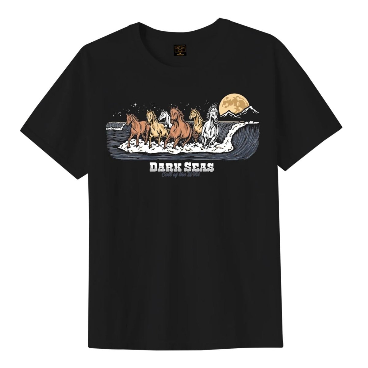 Darkseas Men's Wave Runners Pigment T-Shirt Black – Pacific Boarder