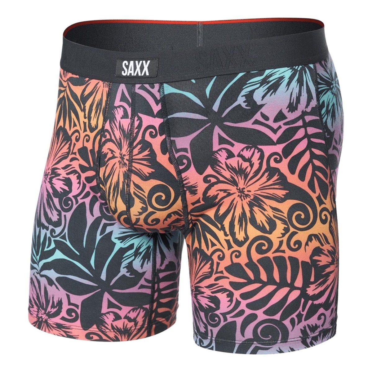 SAXX Men's Vibe Xtra Boxer Brief Fly Surf Flowers/Ebony – Pacific Boarder