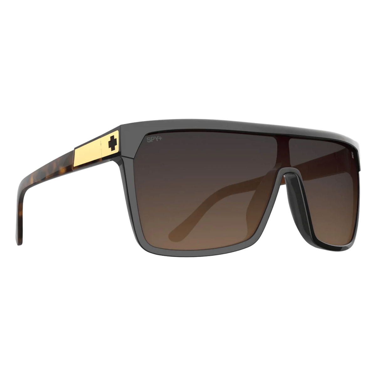 Spy Flynn Sunglasses Black Honey Tort/Happy Dark Brown Fade – Pacific ...