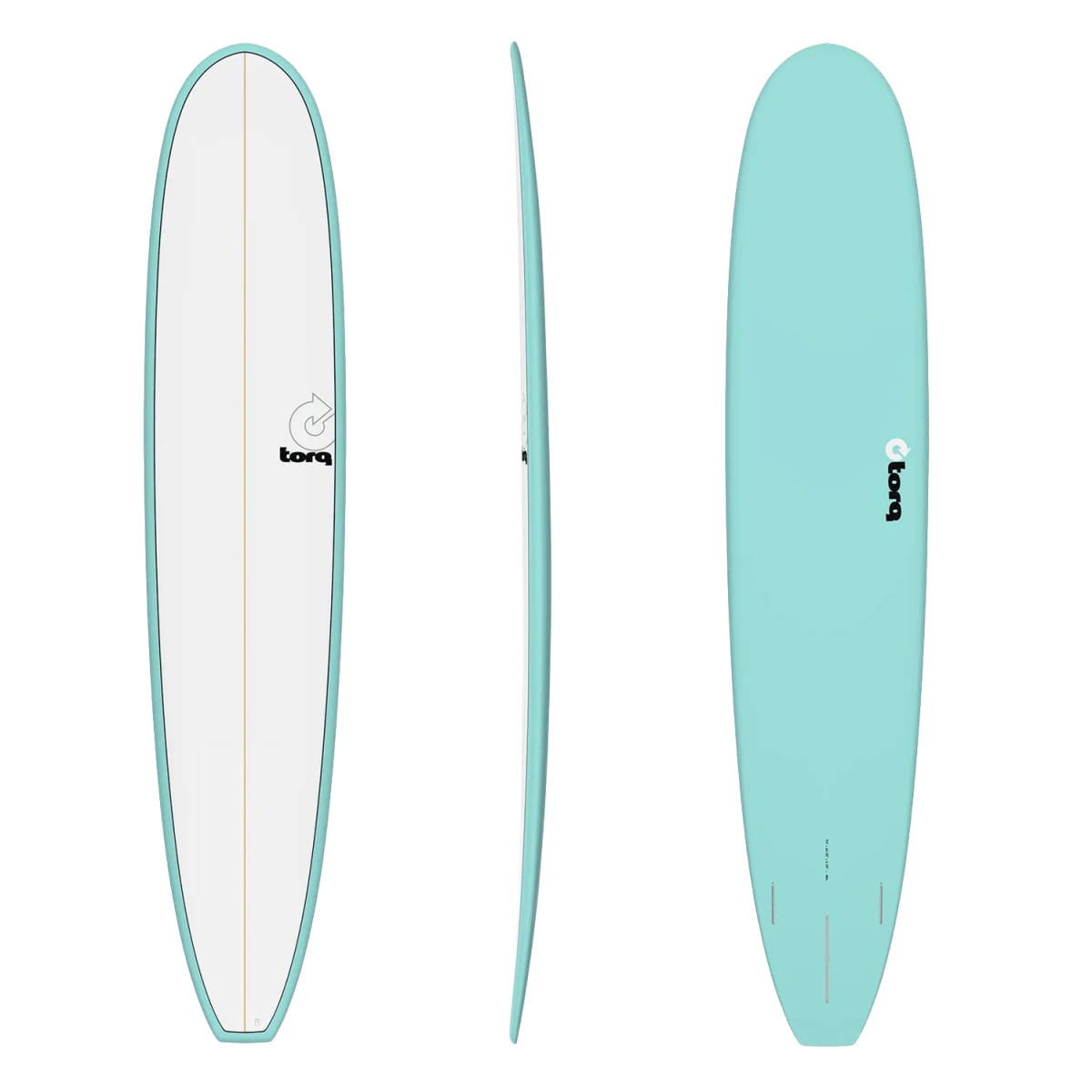 Torq Longboard Surfboard TET Pinline Light Teal/White 8'0" – Pacific ...