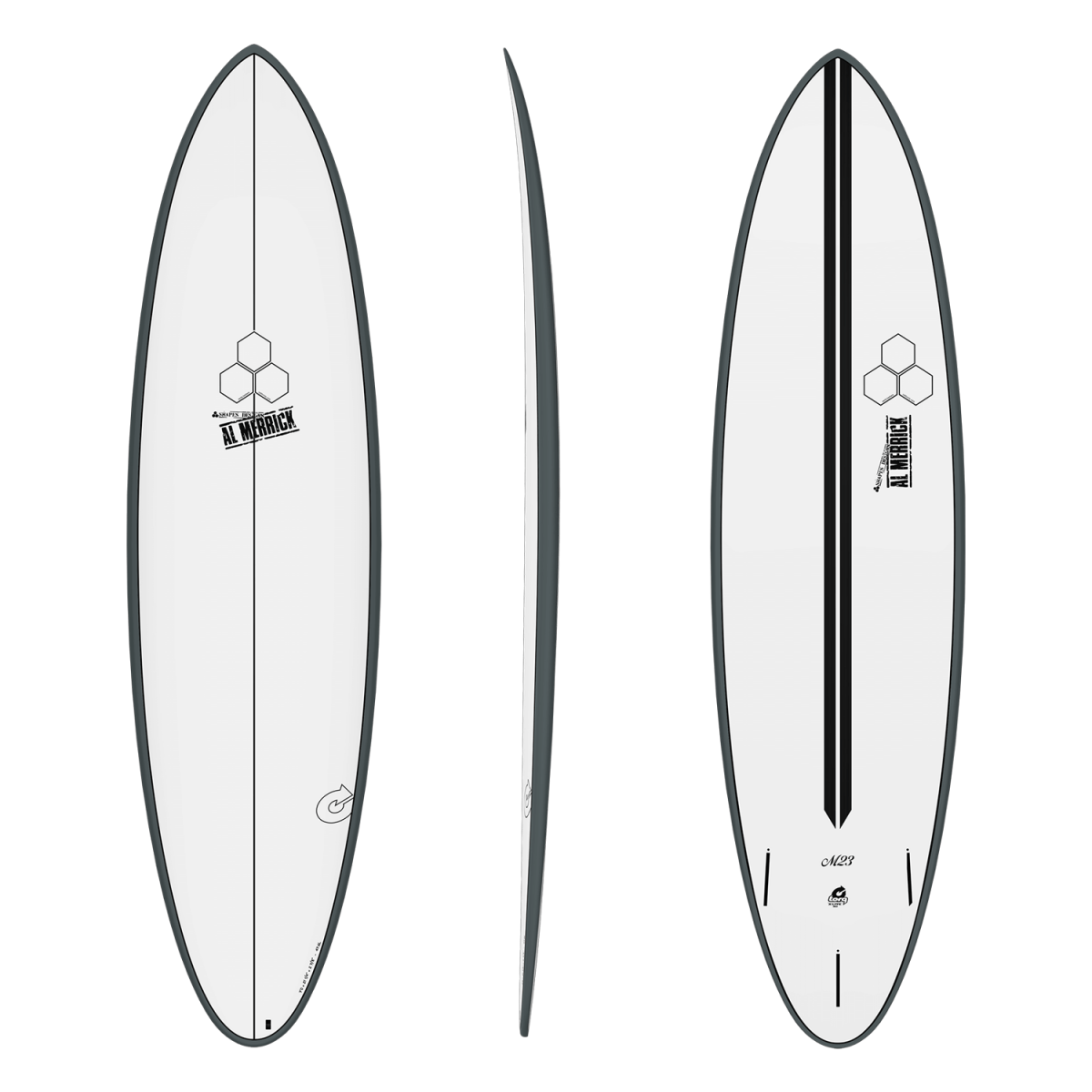 Torq x Channel Islands M23 Surfboard X-Lite Graphite Rail + Pinline 7 ...