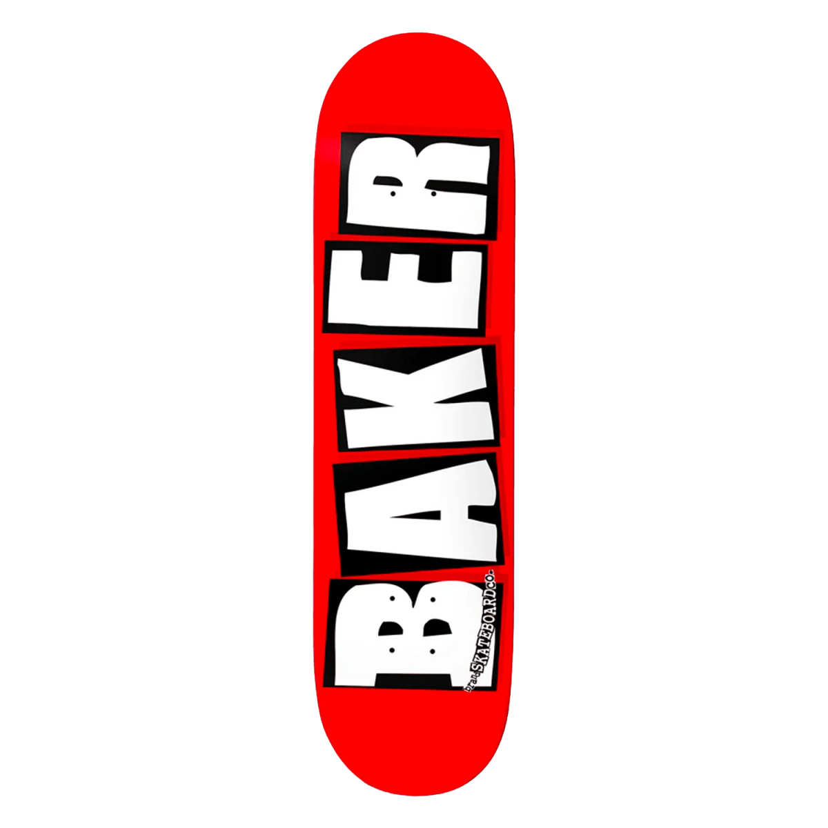 Baker Brand Logo Skate Deck White 8.5" – Pacific Boarder