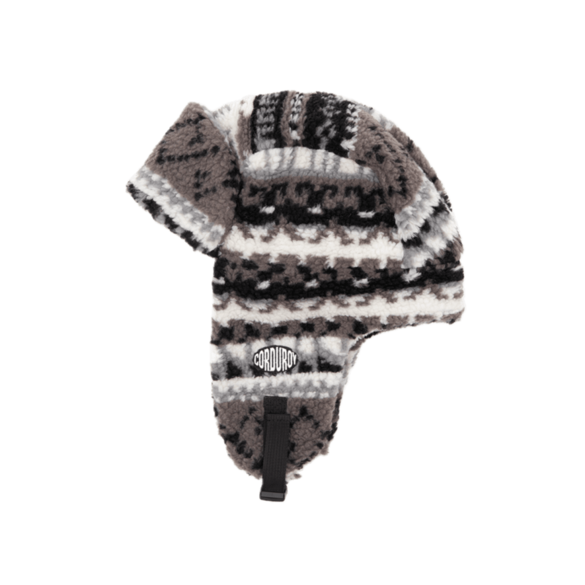 Corduroy Fleece Trapper Hat Grey – Pacific Boarder