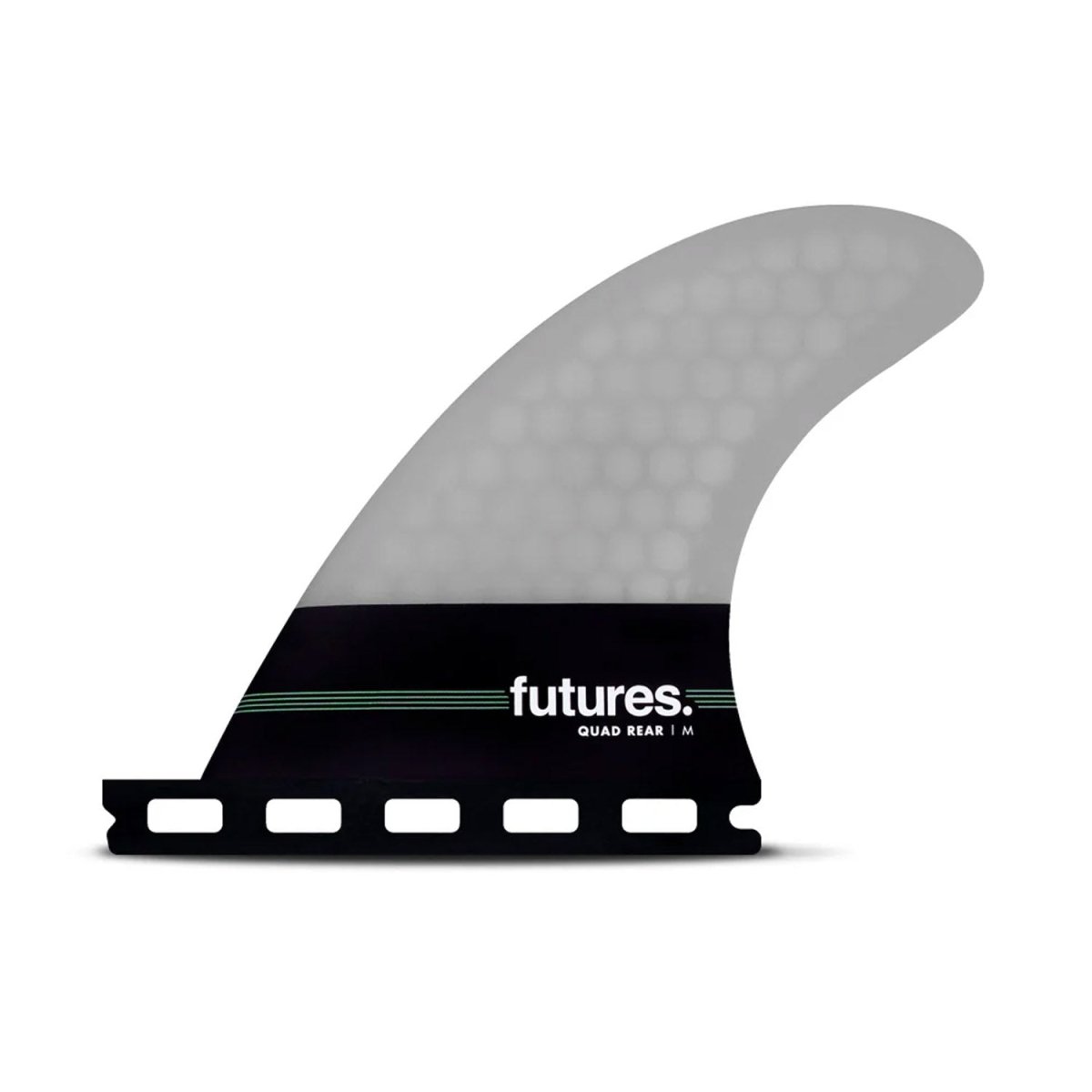 Futures Quad Trailers Neutral QR 80/20 Honeycomb Surf Fins Grey ...