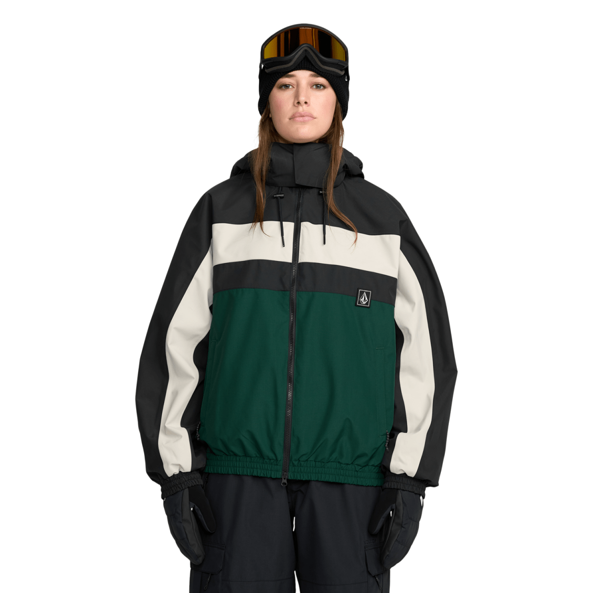Volcom Women's DLM Jacket 2026 Black Green – Pacific Boarder