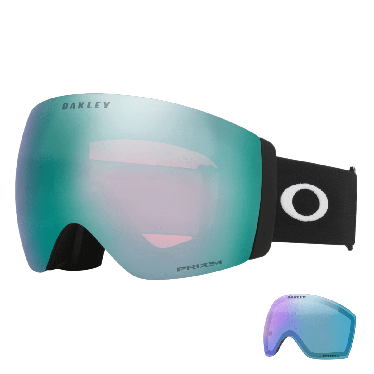 Oakley Flight Deck Pro L Goggles Matte Black/Prizm Sapphire + Prizm Ic ...