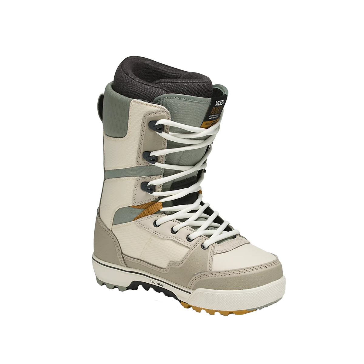 Vans Men's Invado Pro x Darrel Mathes Snowboard Boots 2024 Beige/Khaki ...